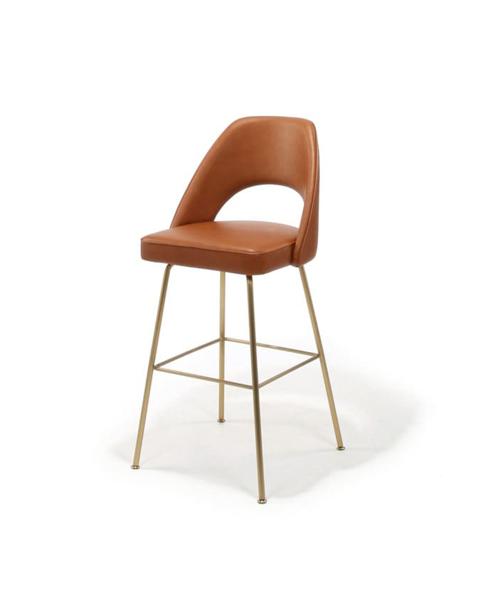 Shell Stool with Pedestal Base - Design Form Furnishings