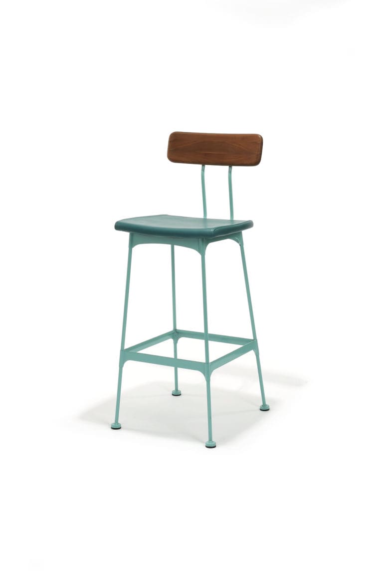 Sprint Stool with Upholstered Seat - Design Form Furnishings