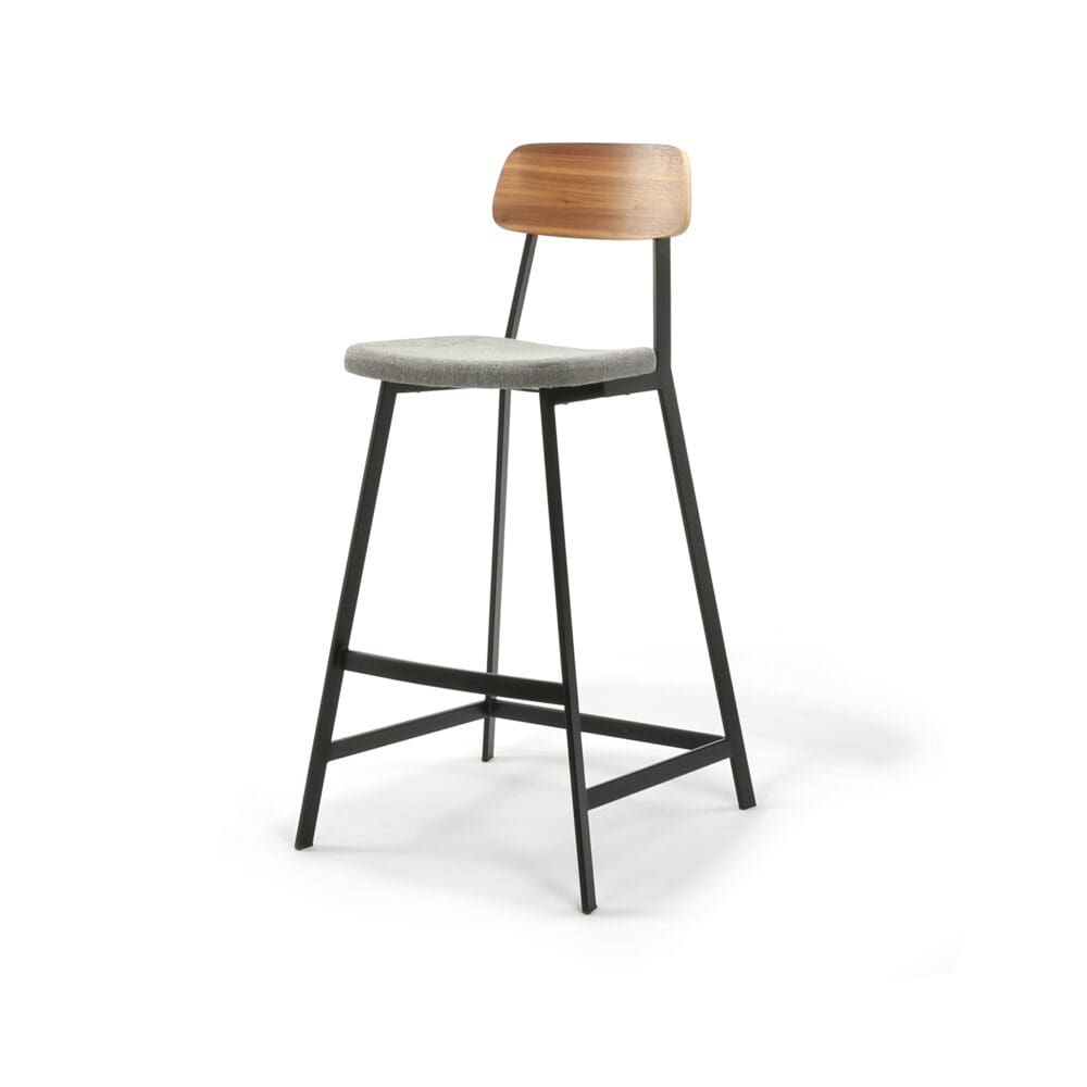 Sprint Stool with Upholstered Seat - Design Form Furnishings