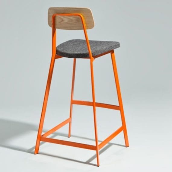 Sprint Stool with Upholstered Seat - Design Form Furnishings