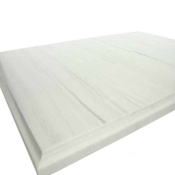 Faux White Marble Table Top Ogee Edge (Indoor/Outdoor) - Design Form ...