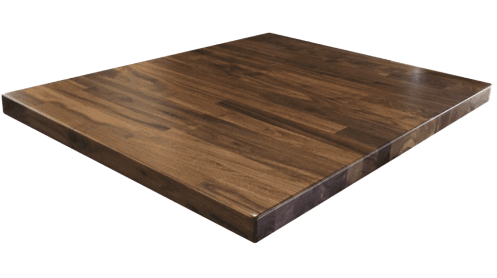 Table Top-American Black Walnut Butcher Block Table Top (Indoor Only ...