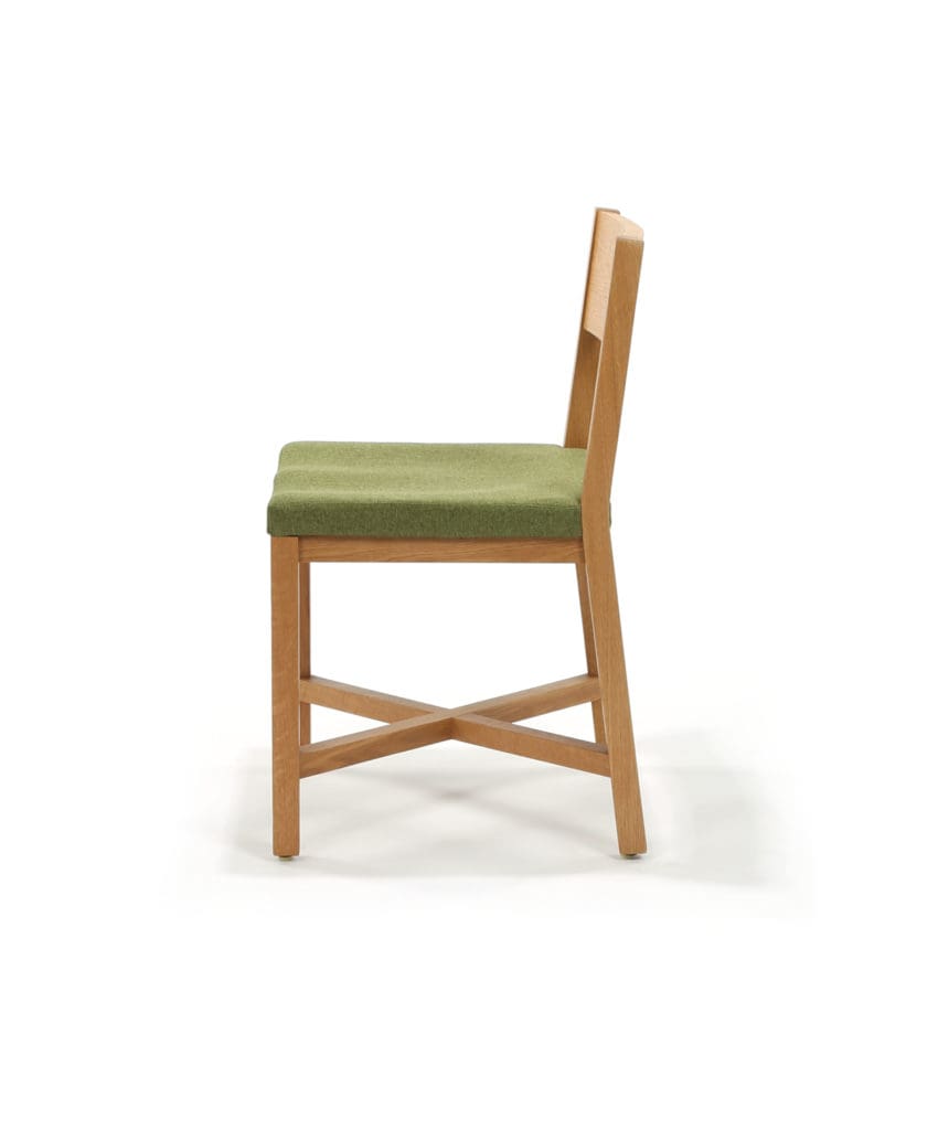 Nash Chair with Upholstered Seat - Design Form Furnishings